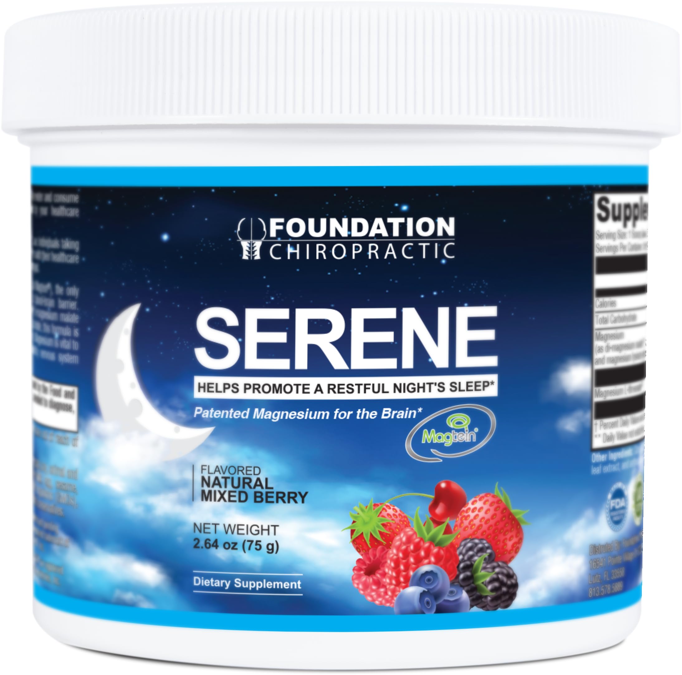Serene magnesium supplement for relaxation
