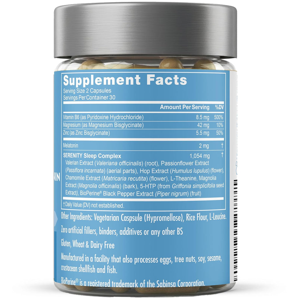Serenity melatonin for deep sleep