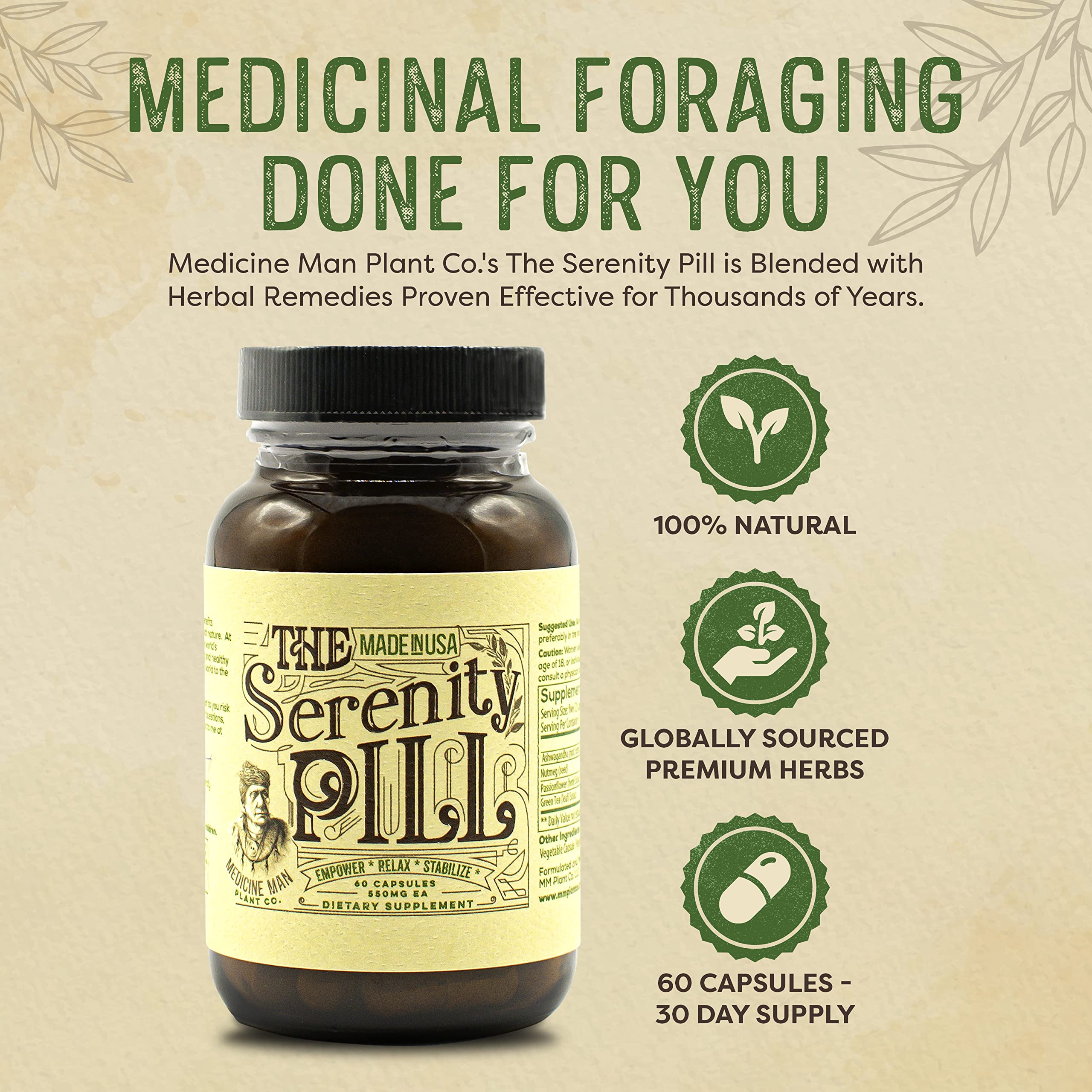 serenity pill for emotional balance