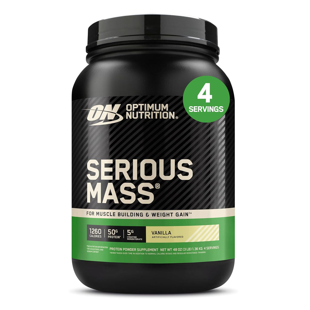 Serious Mass vanilla protein powder