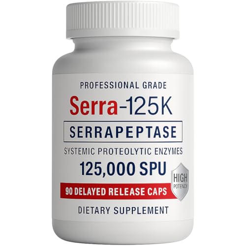 Serra-125K serrapeptase digestive support