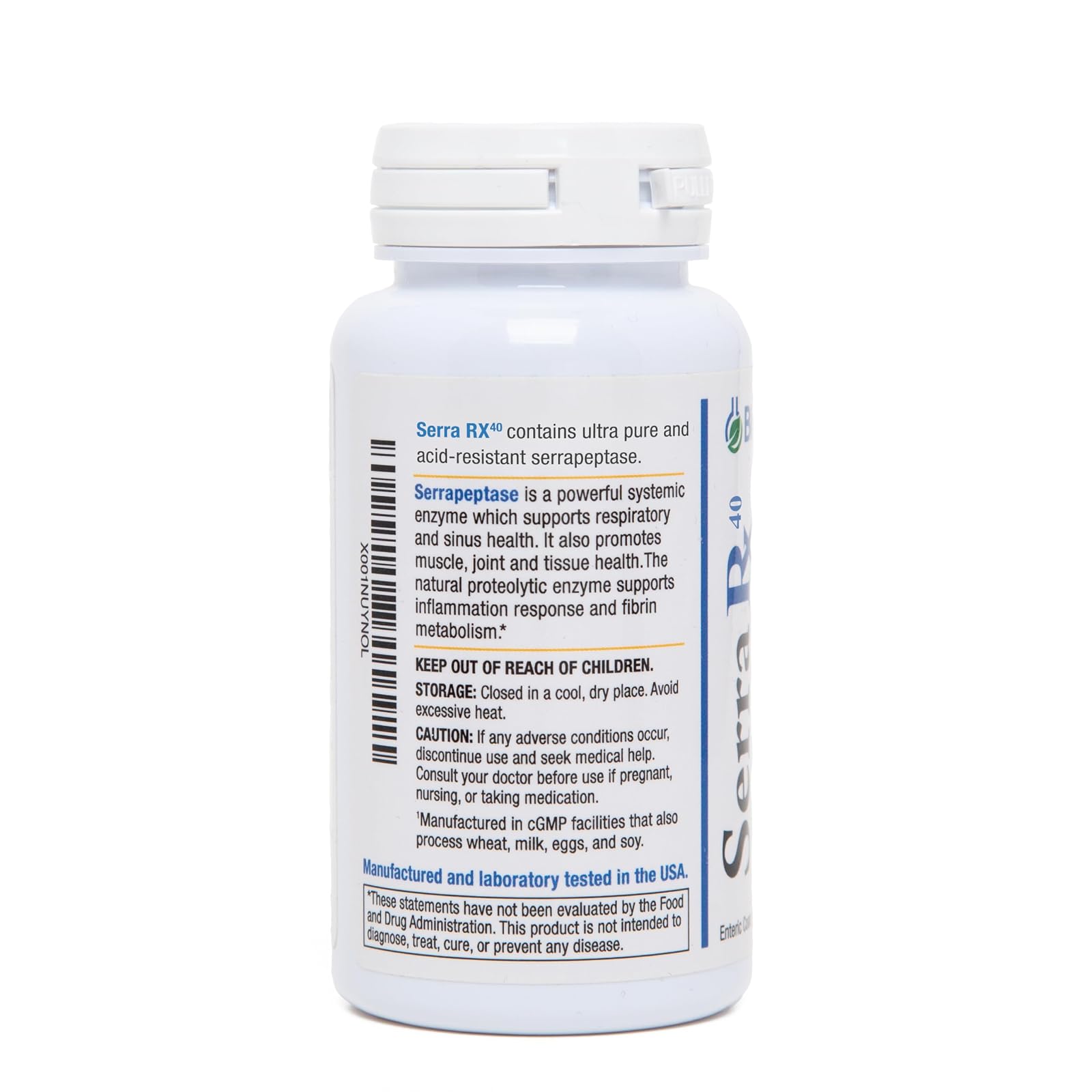 Serra-RX serrapeptase capsules for digestion