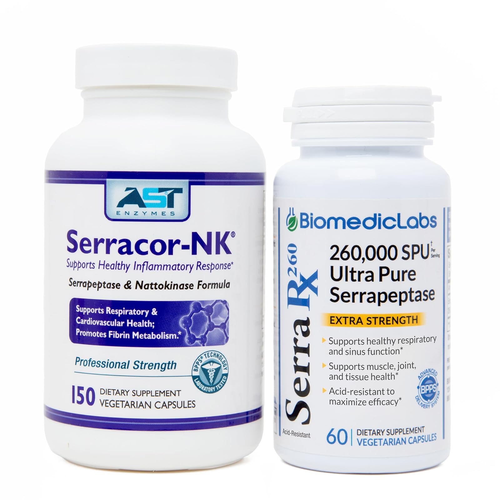 Serracor-NK digestive enzymes capsules