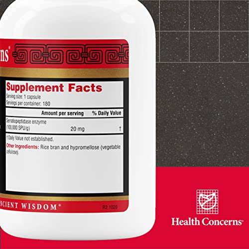 Serrapeptase 250 mg for inflammation support