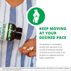 Serrapeptase capsules for improved digestion