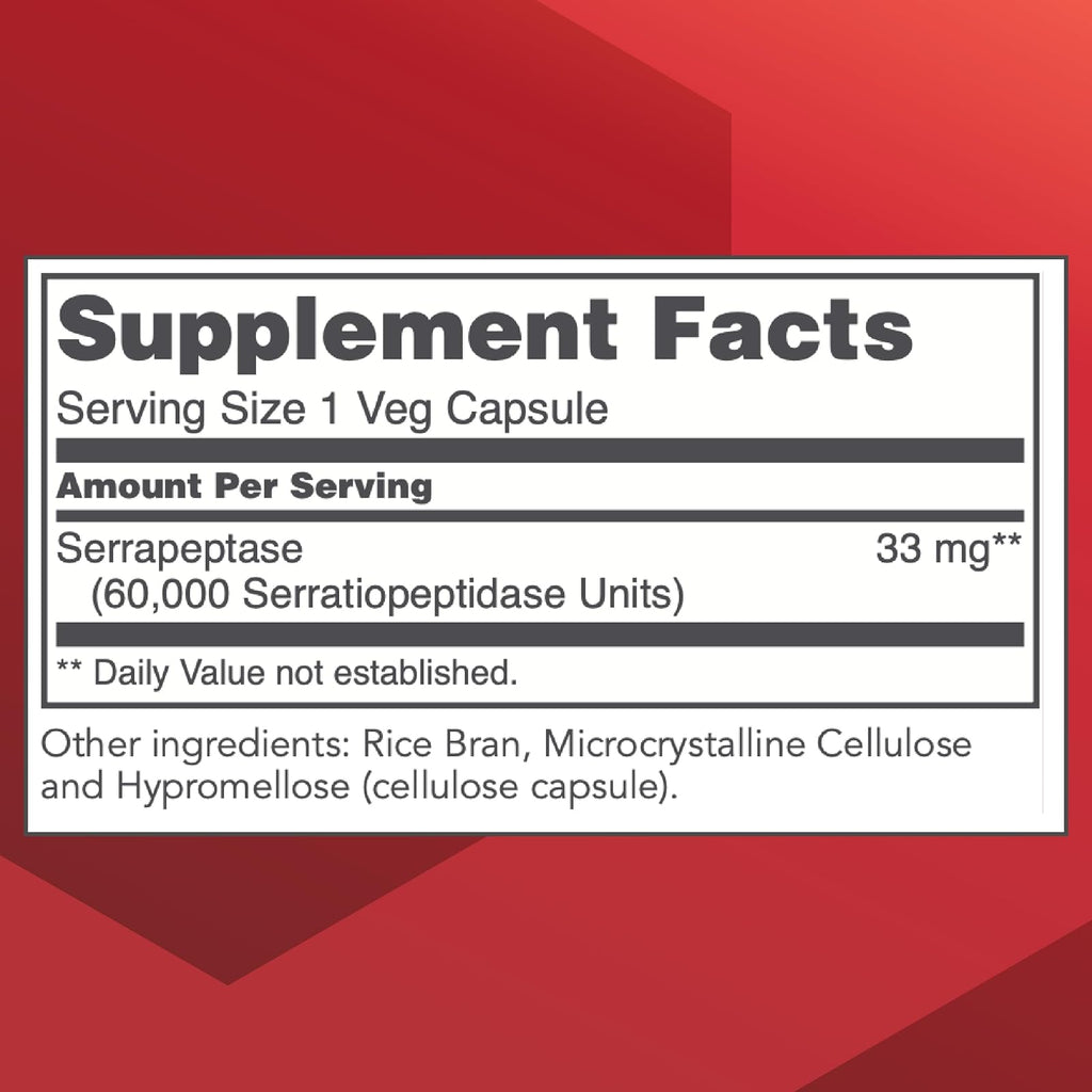 Serrapeptase for digestive health