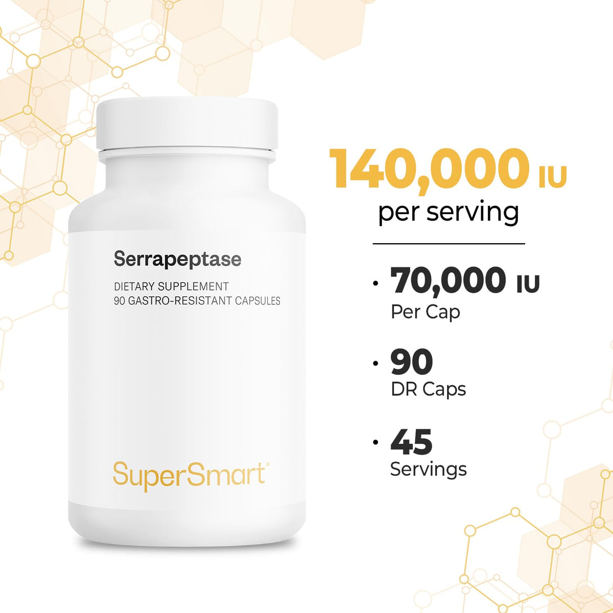 Serrapeptase for digestive wellness