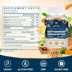 Serrapeptase for enhanced digestion