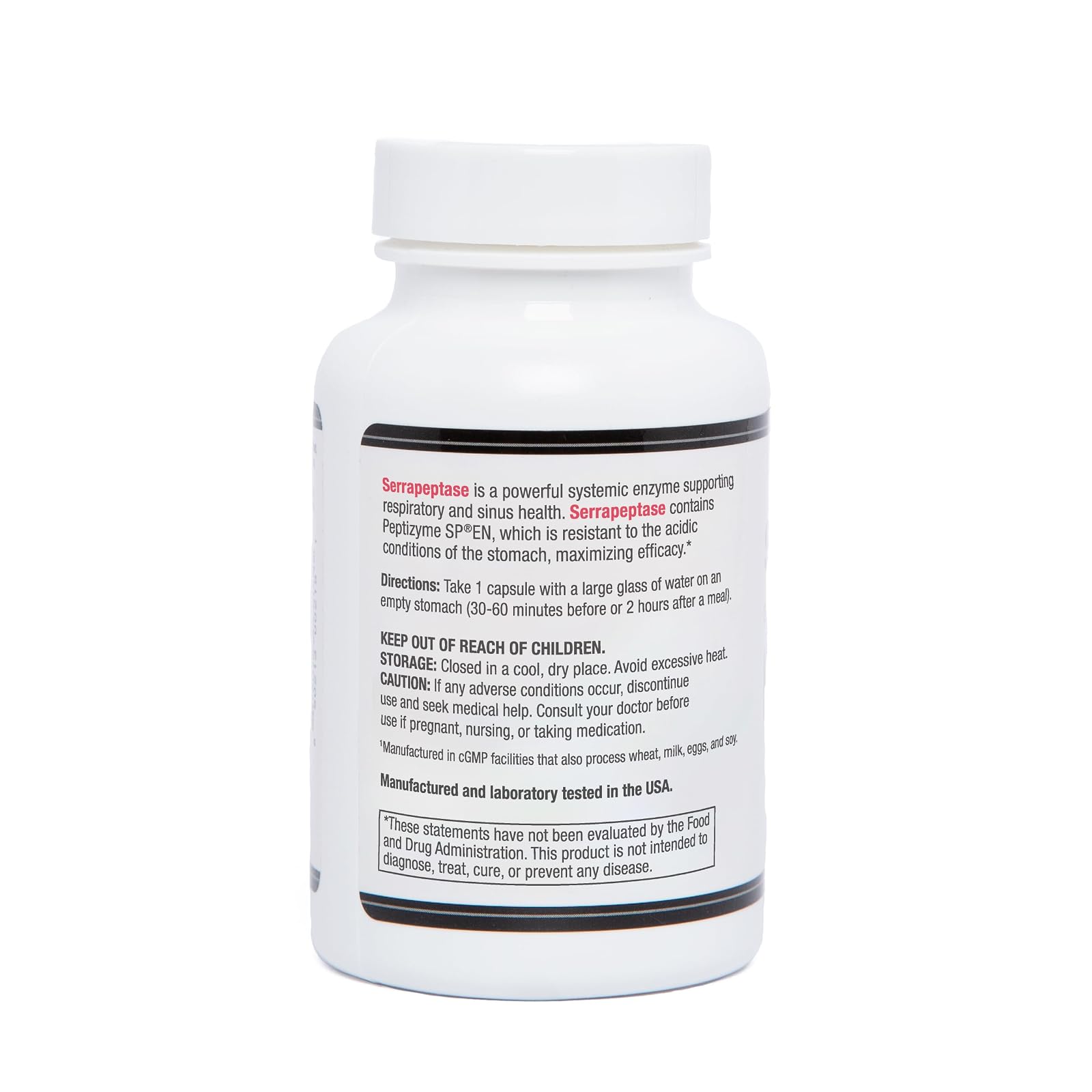 Serrapeptase for inflammation relief