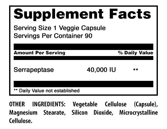 Serrapeptase multivitamin for men
