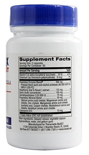 Serratio 120000 SU vegicaps for digestion