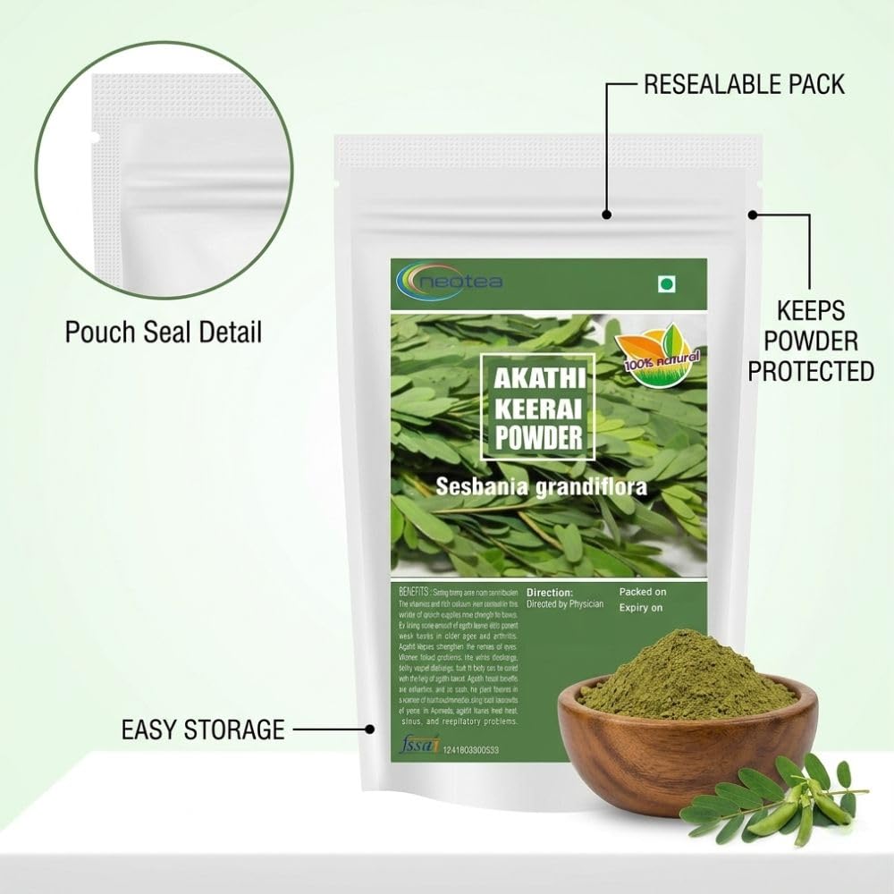 Sesbania grandiflora leaf powder uses