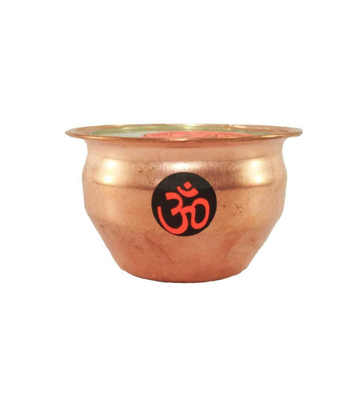 set of 6 copper water vessels