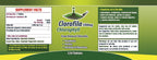Set of two chlorophyll bottles