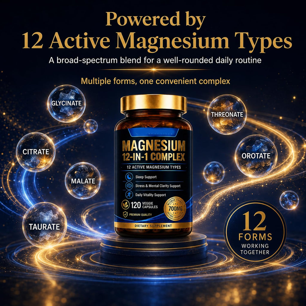Seven Green magnesium supplement capsules