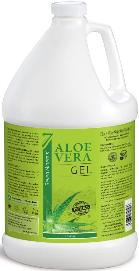 Seven Minerals Aloe Vera Gel for skin hydration