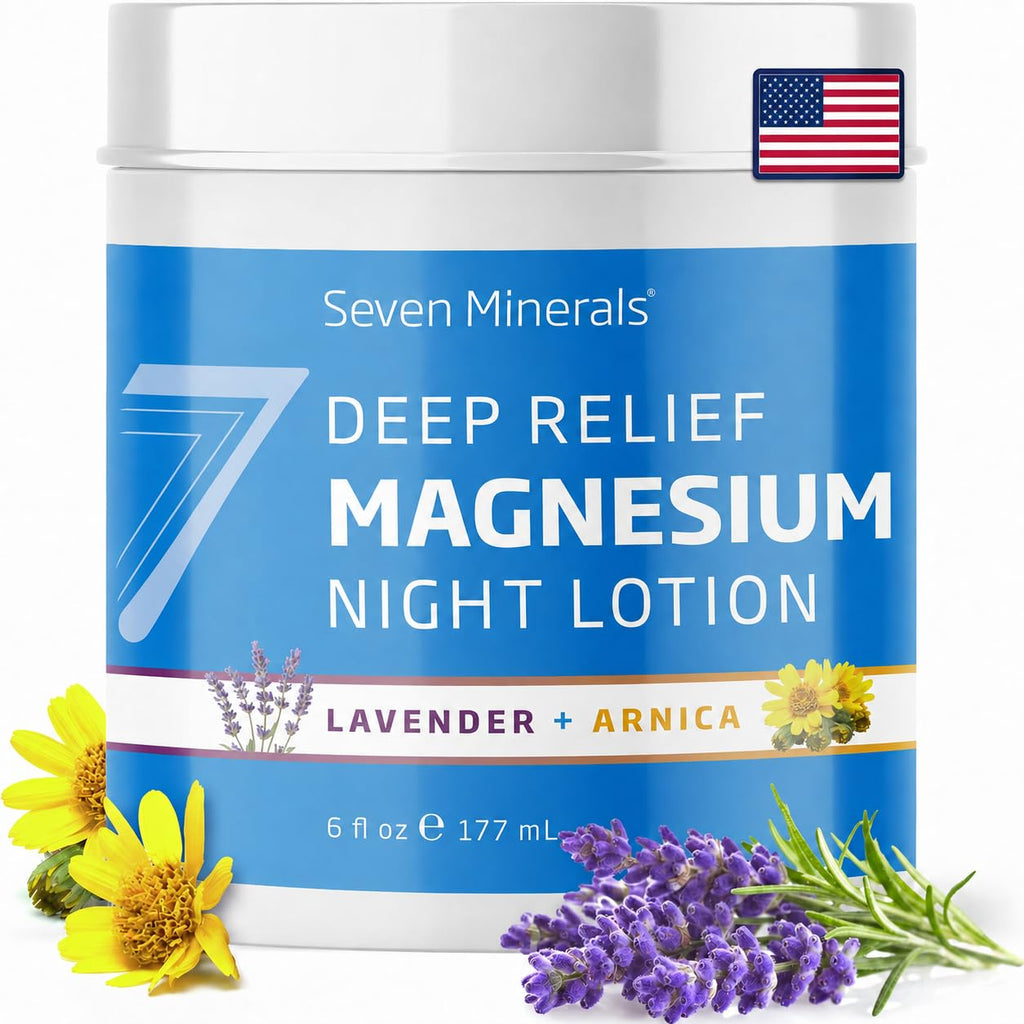 Seven Minerals magnesium lotion for pain relief