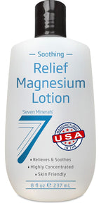 Seven Minerals magnesium lotion for relaxation