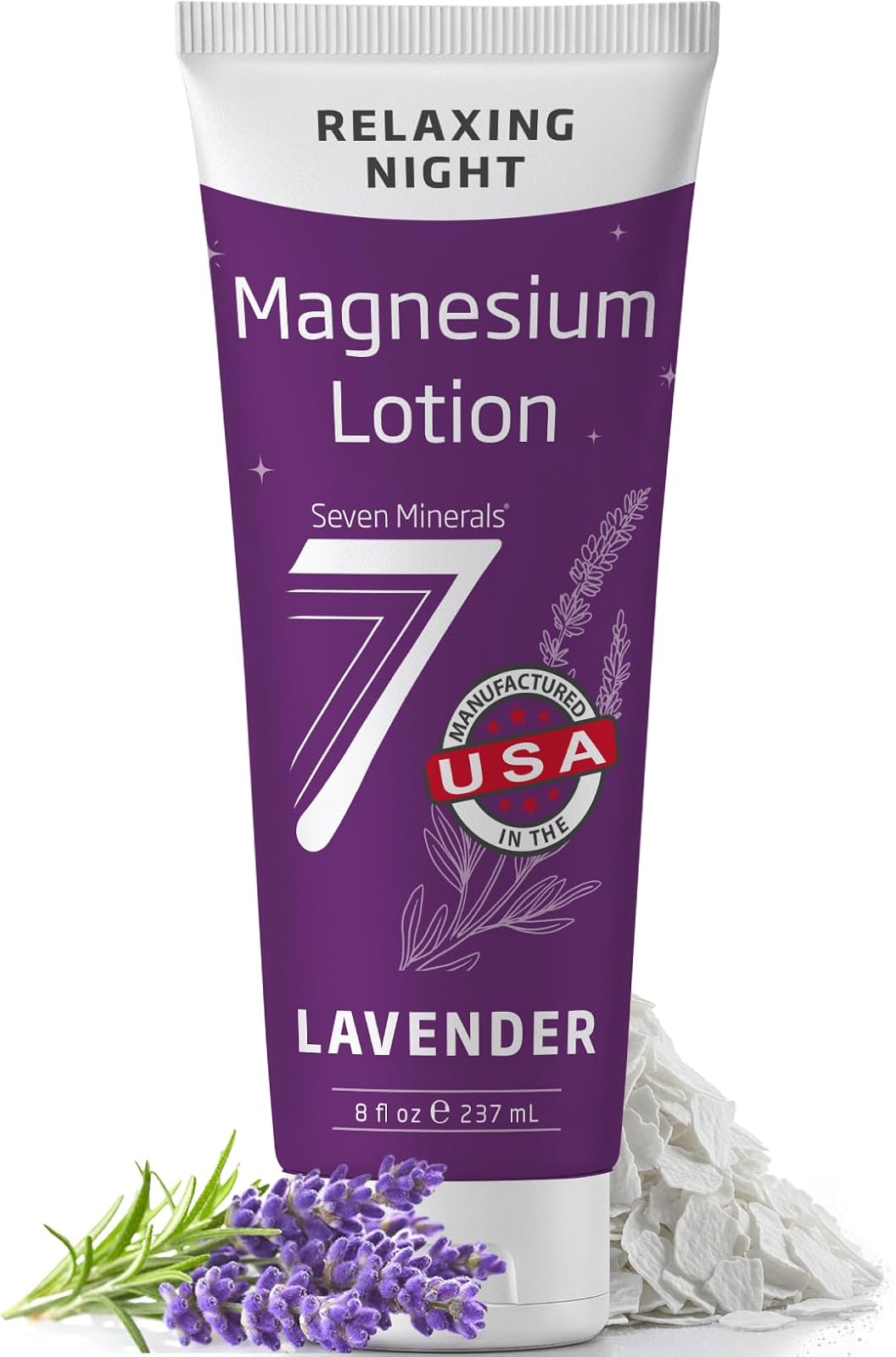 Seven Minerals magnesium lotion for relaxation