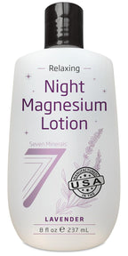 Seven Minerals magnesium lotion for relaxation