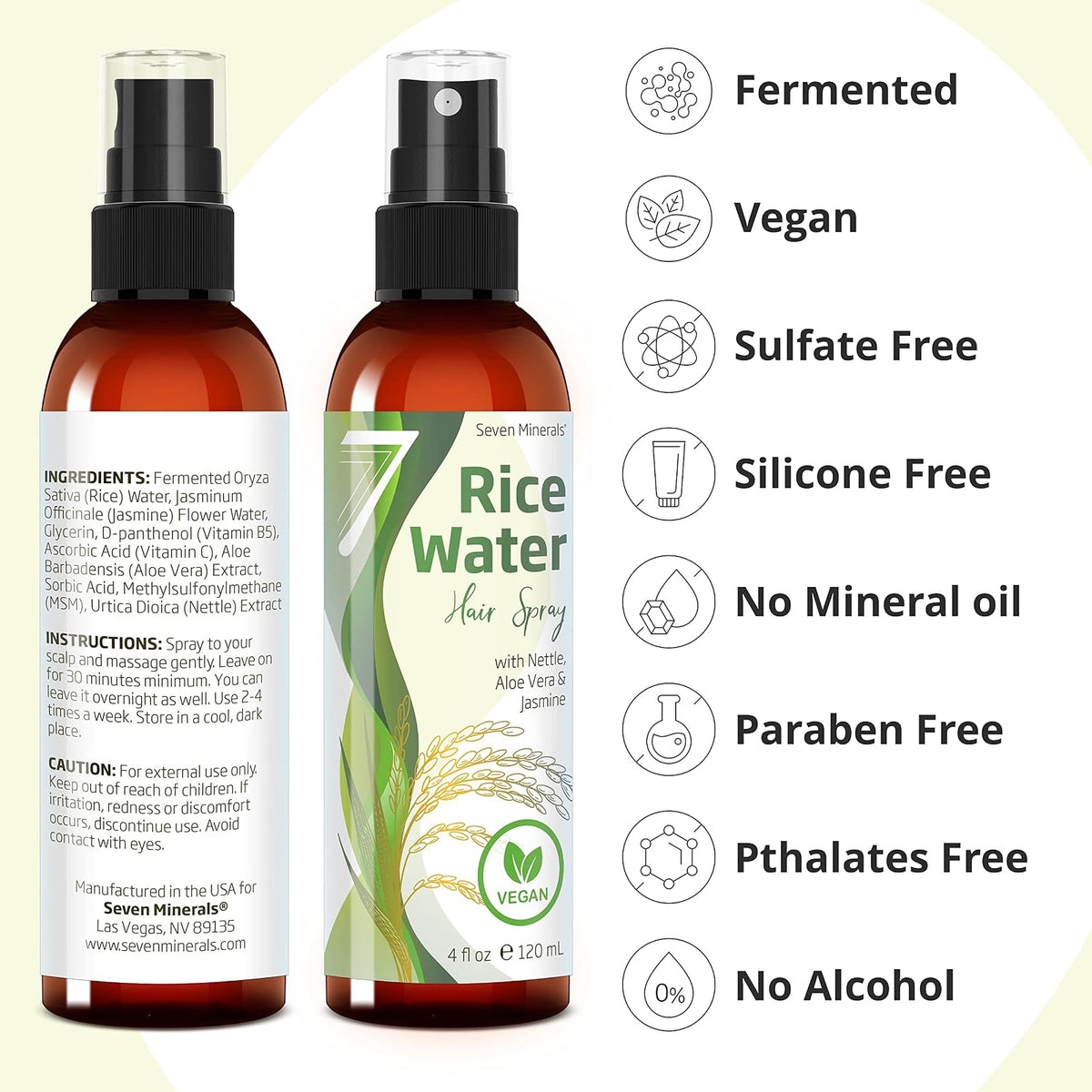 Seven Minerals rice water for daily wellness