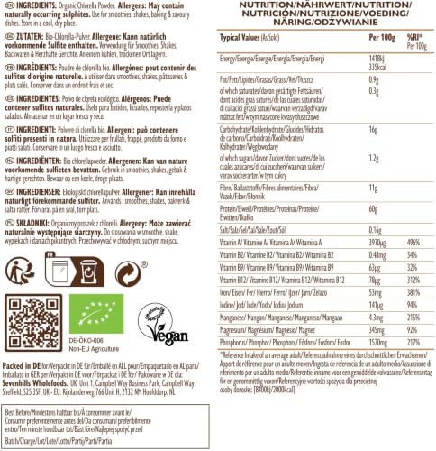 Sevenhills Organics chlorella for athletes