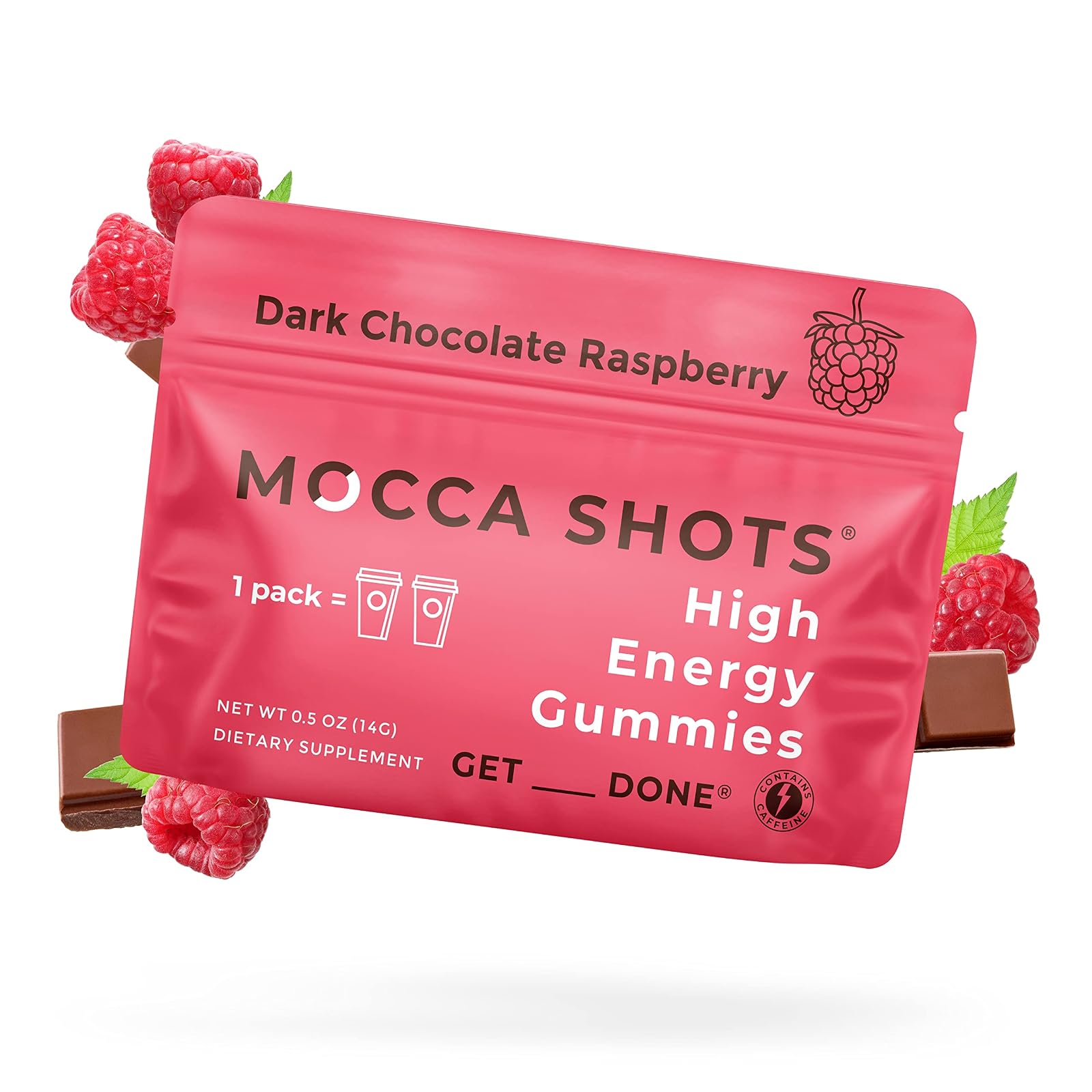 SGC Mocca Shots caffeine gummies