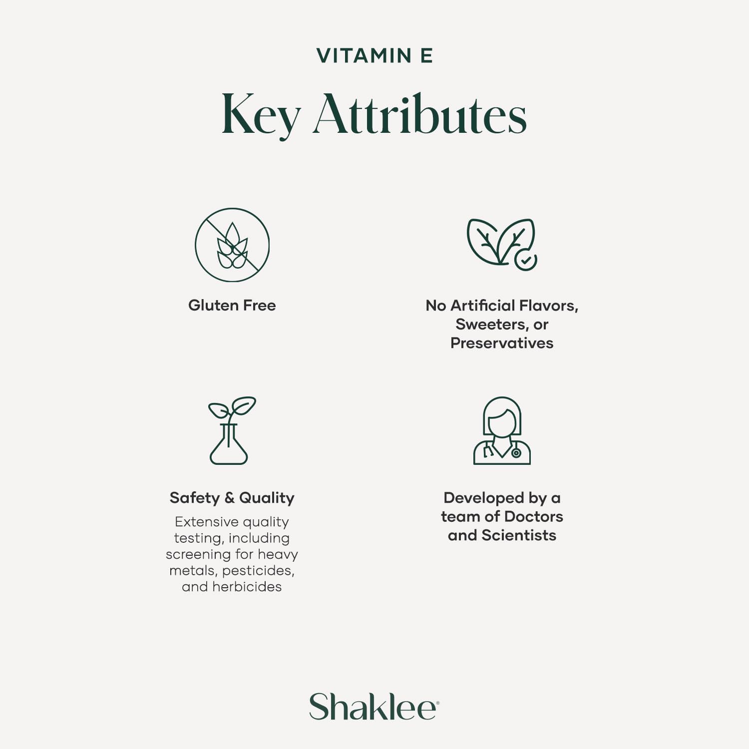Shaklee vitamin e for skin support