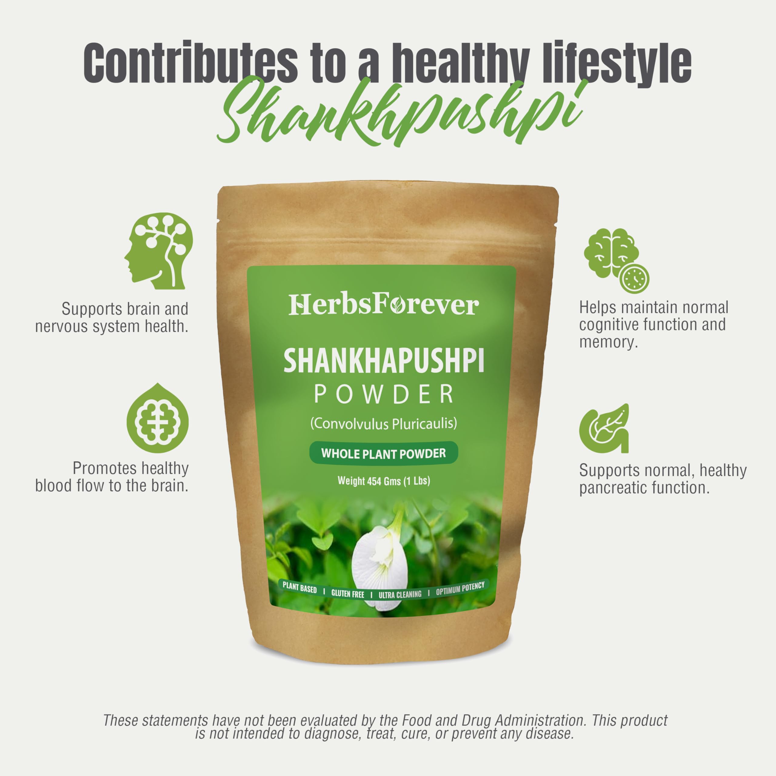 Shankhpushpi for improved focus