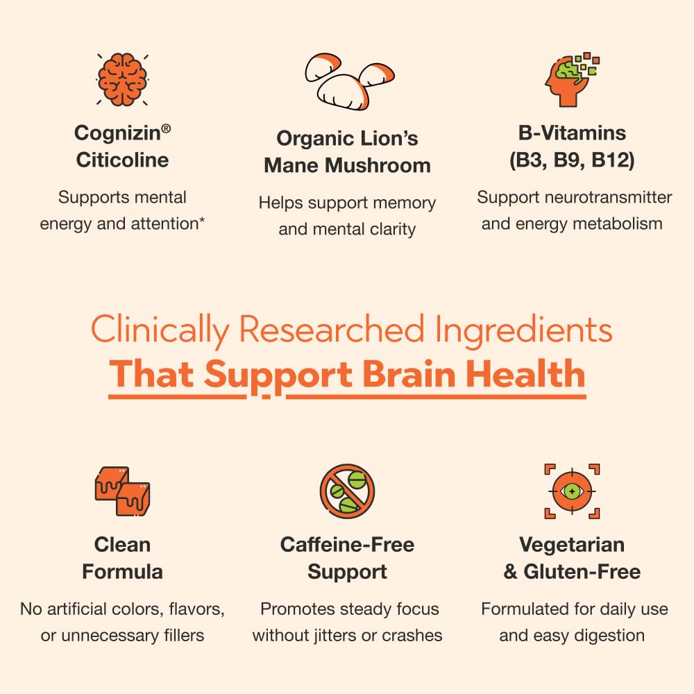 Sharp Brain performance chews for busy lifestyles