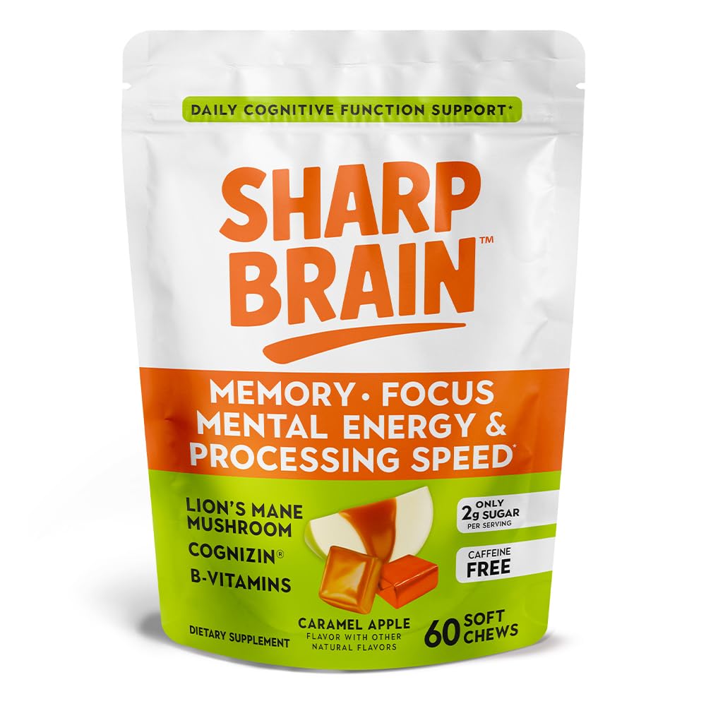 Sharp Brain soft chews for cognitive support
