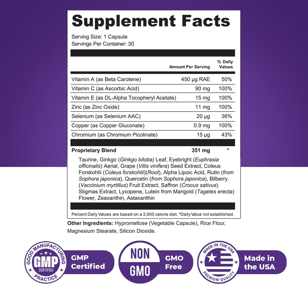 SharpVision immune support multivitamins