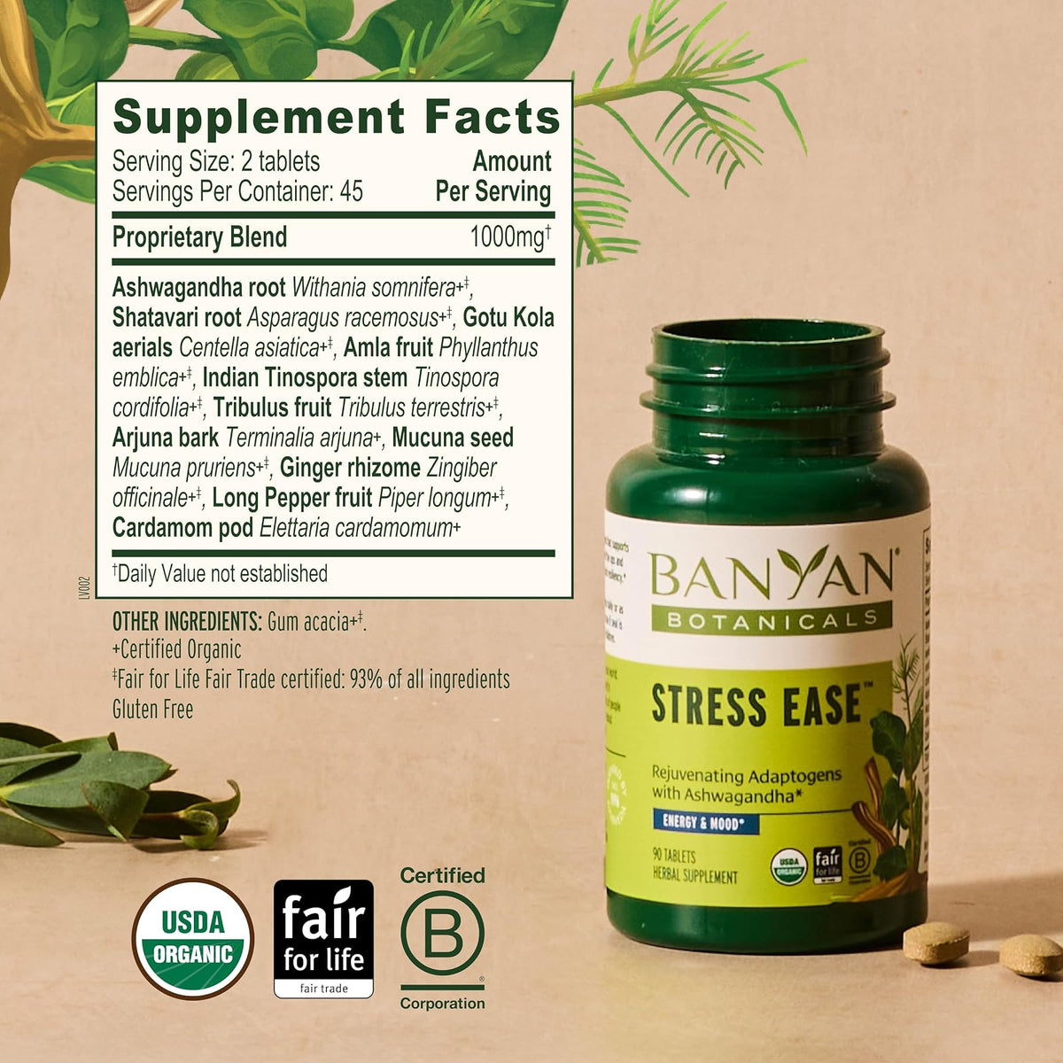 Shatavari and ashwagandha wellness blend