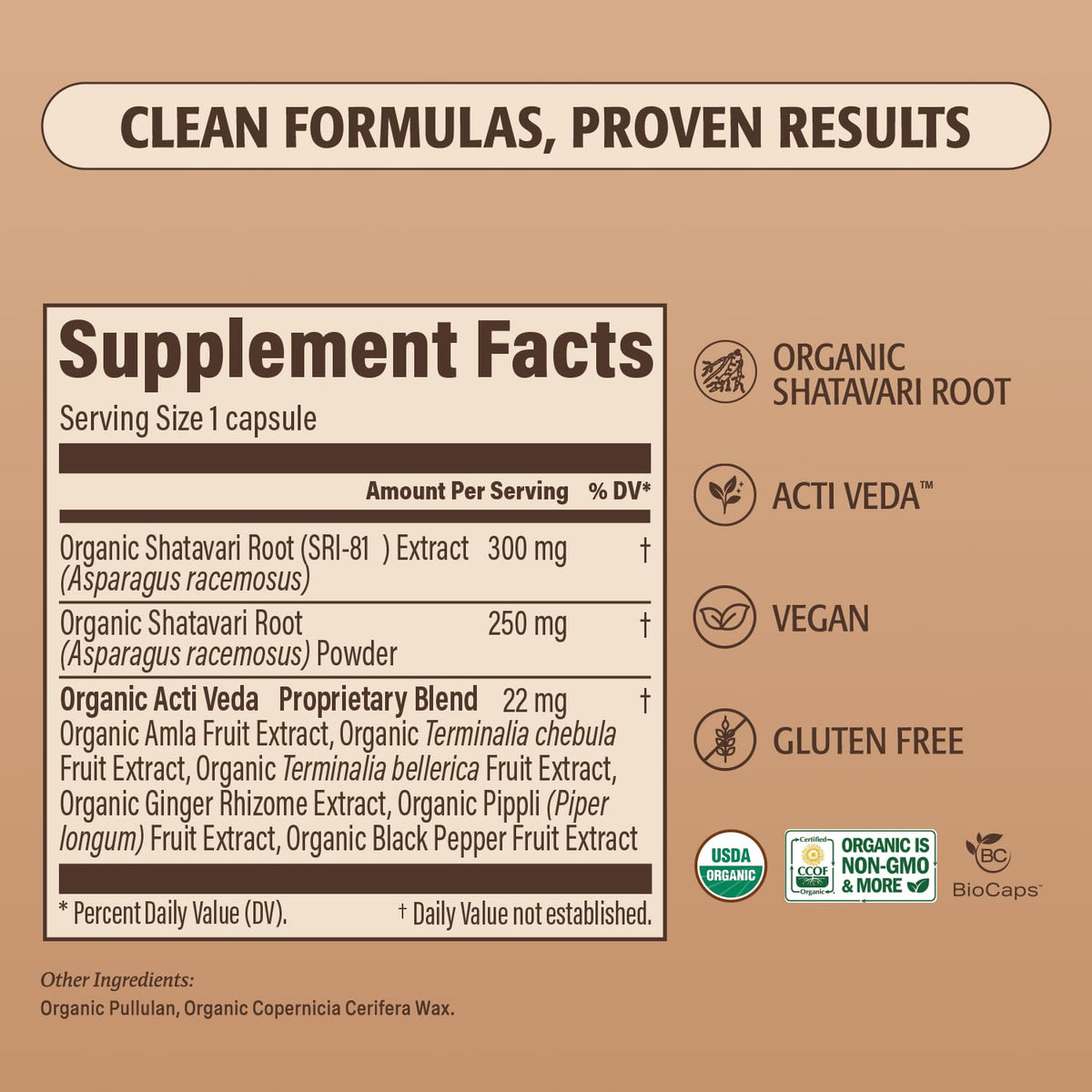 Shatavari capsules for digestive health