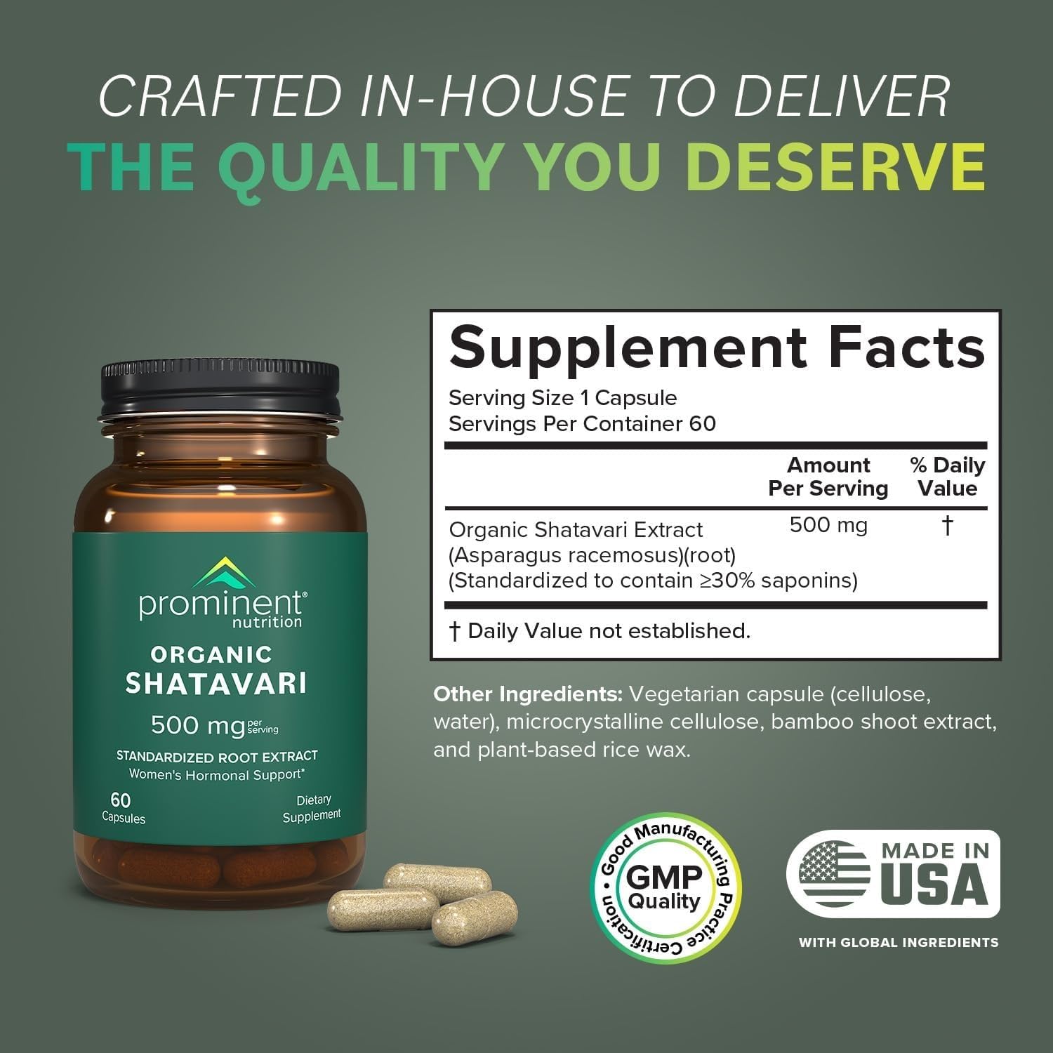 Shatavari capsules support women's health