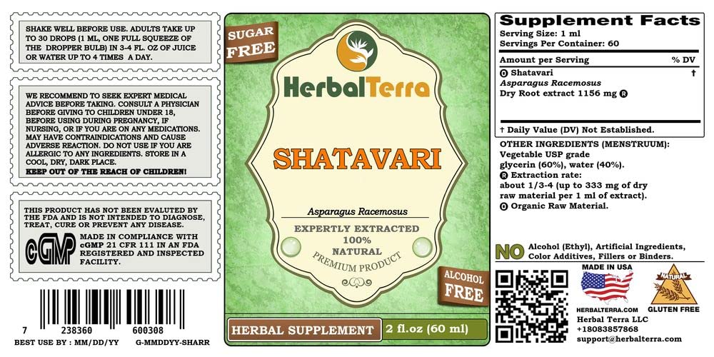 Shatavari glycerite for women's health
