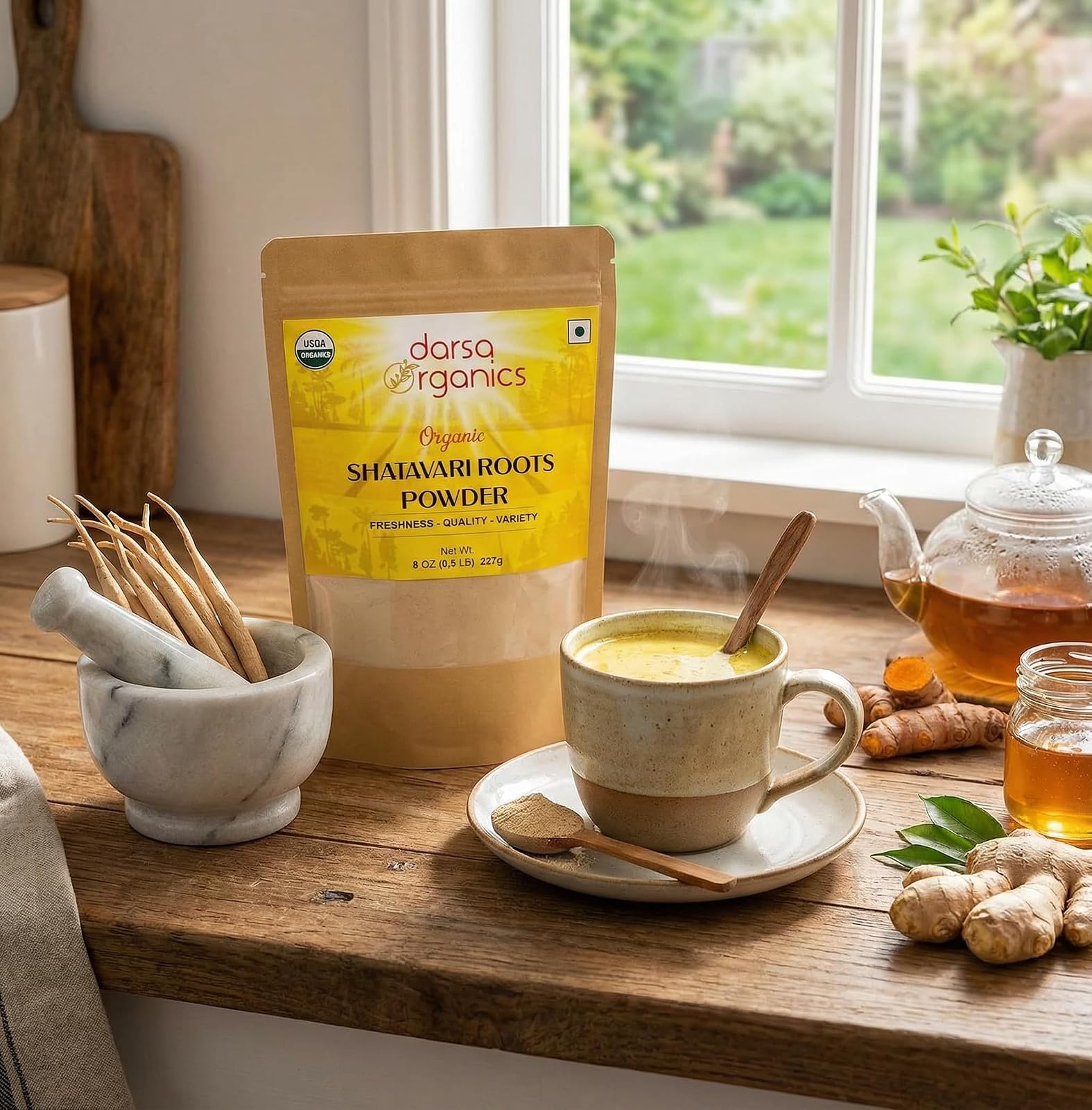 Shatavari powder for Ayurvedic wellness