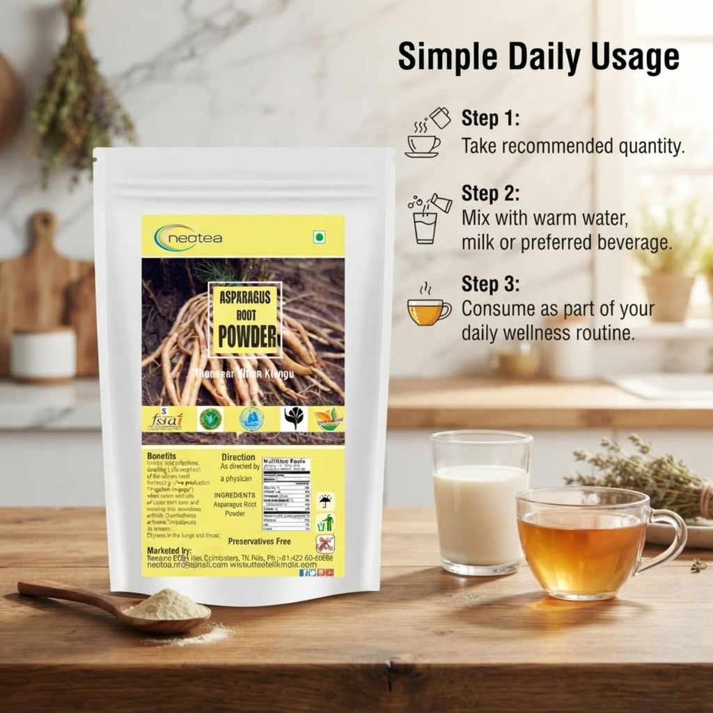 Shatavari powder for menstrual comfort