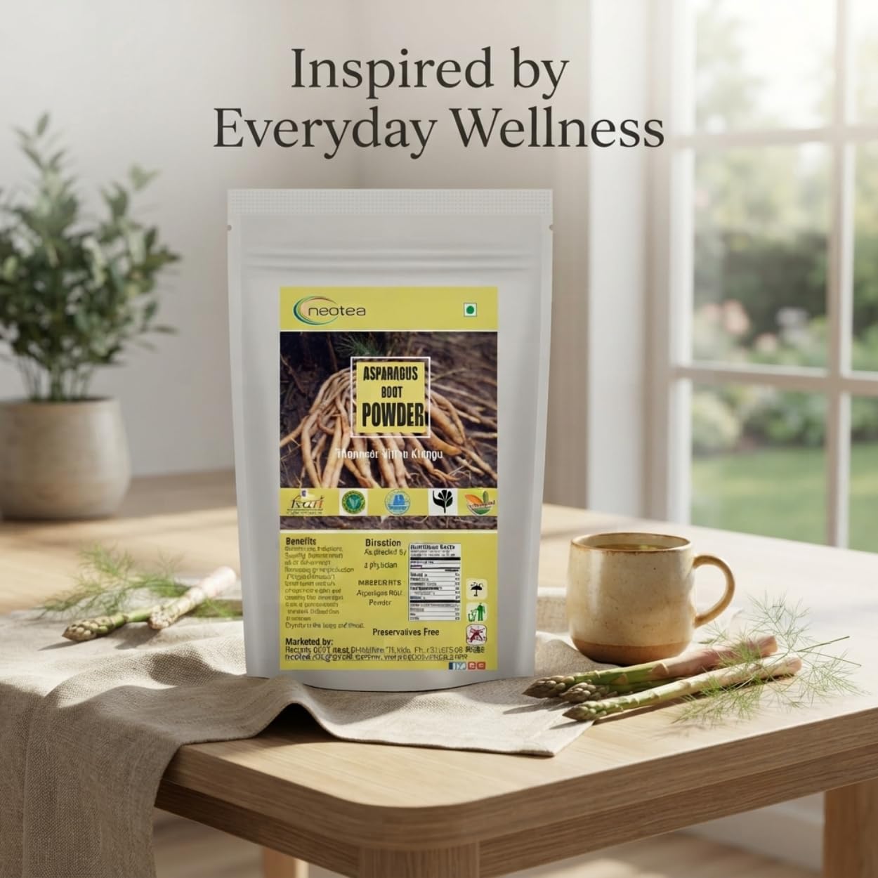 Shatavari powder for mood support