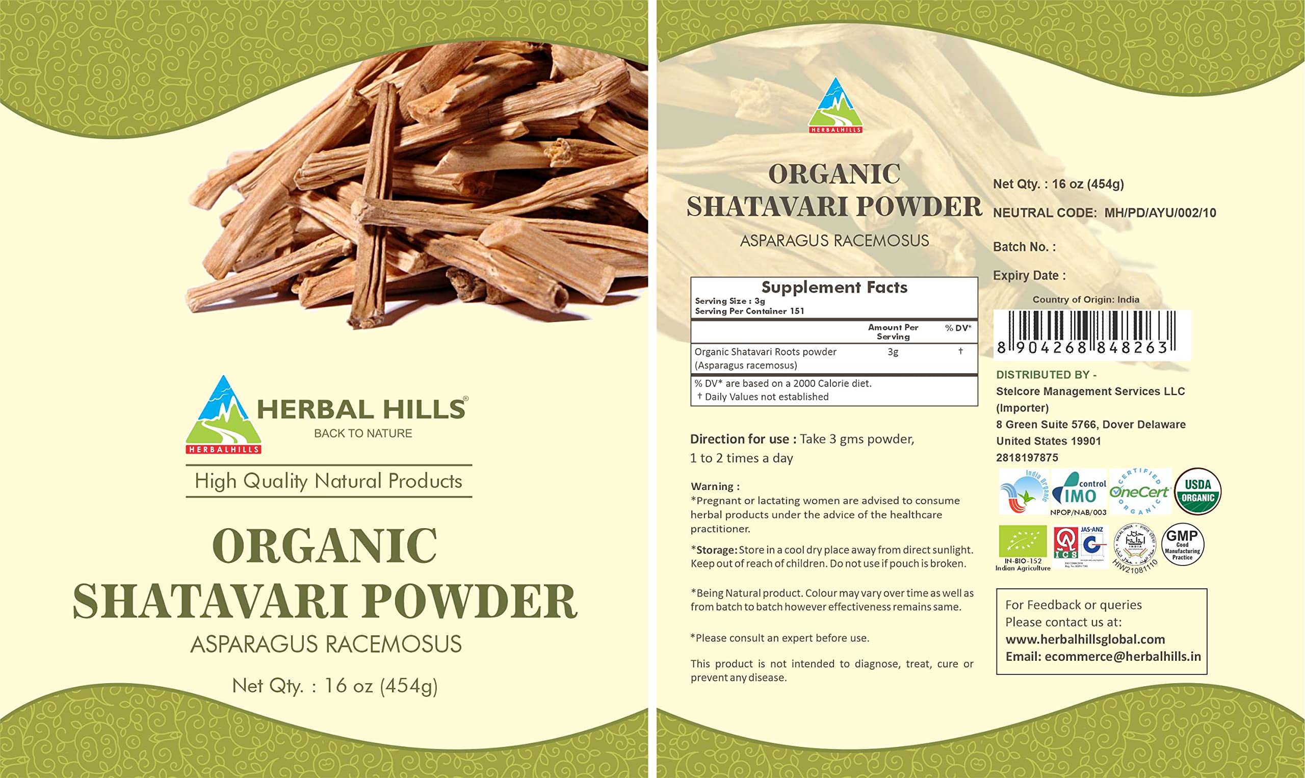 shatavari root for overall health