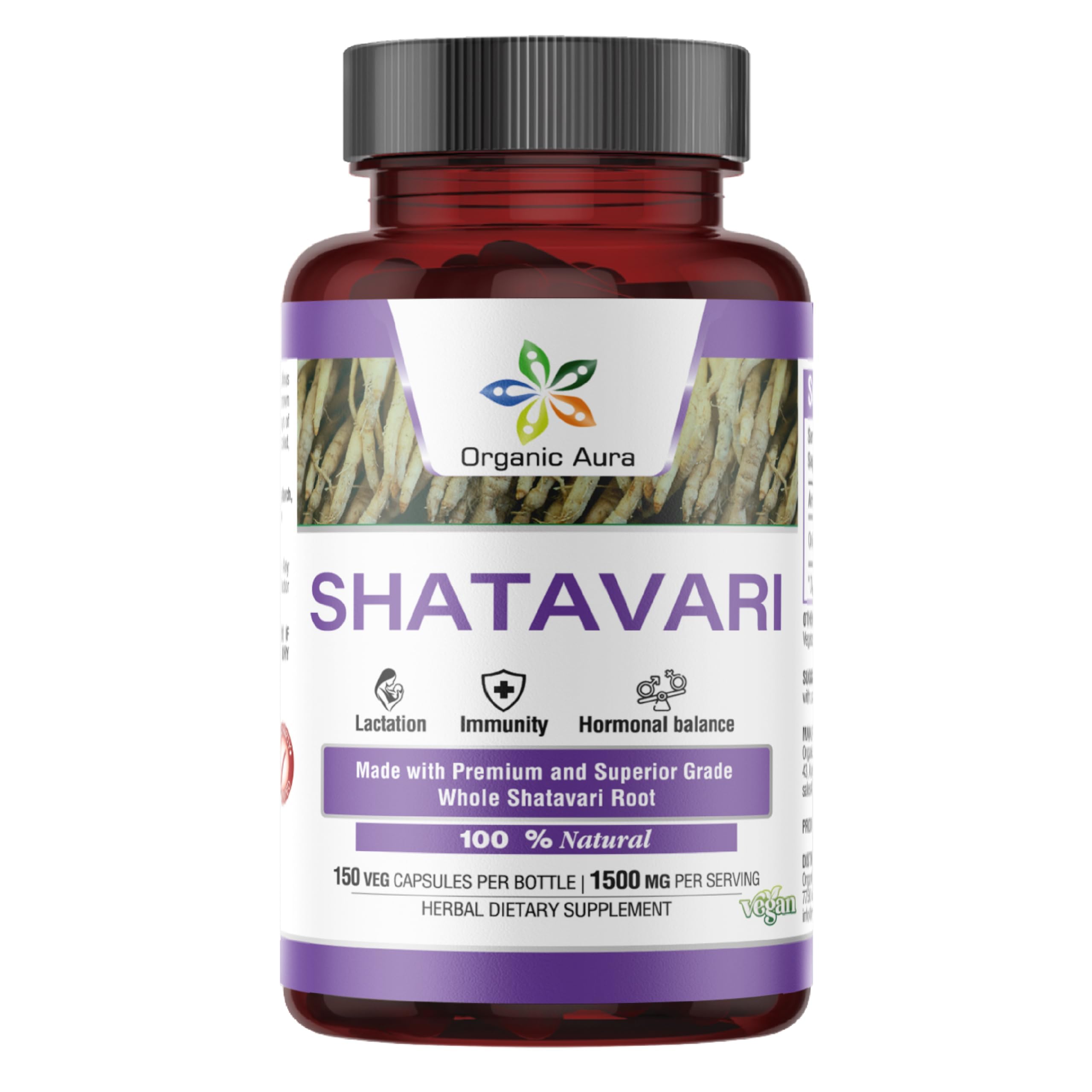 Shatavari root powder for women's health