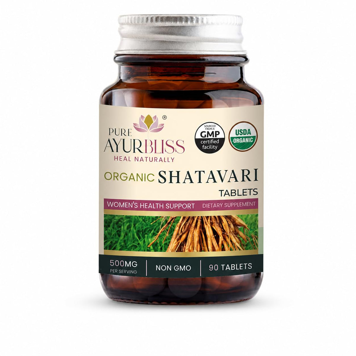 Shatavari root tablets for women's health