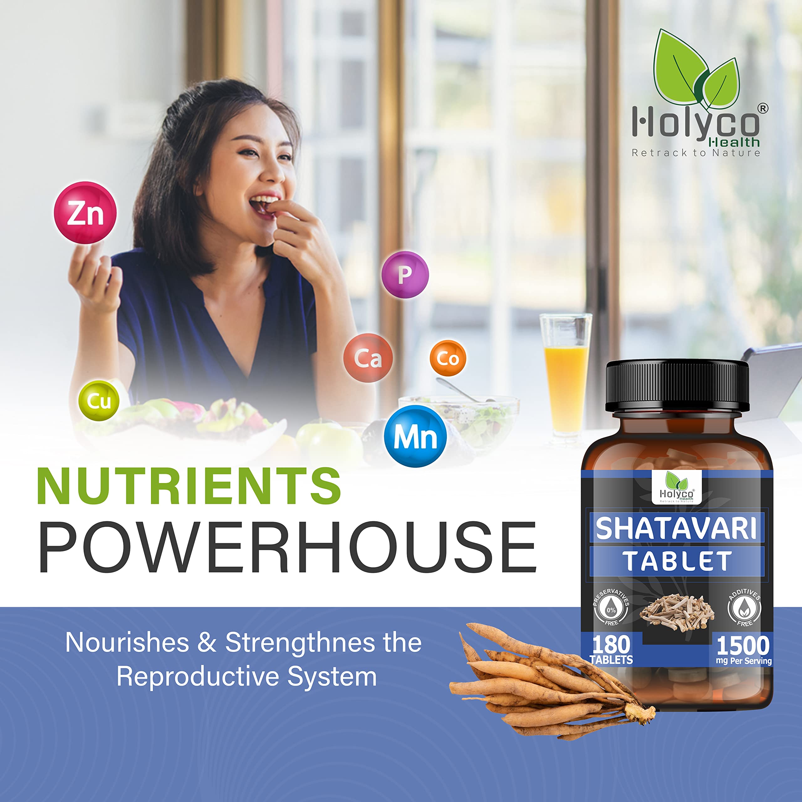 Shatavari supplements for menstrual health