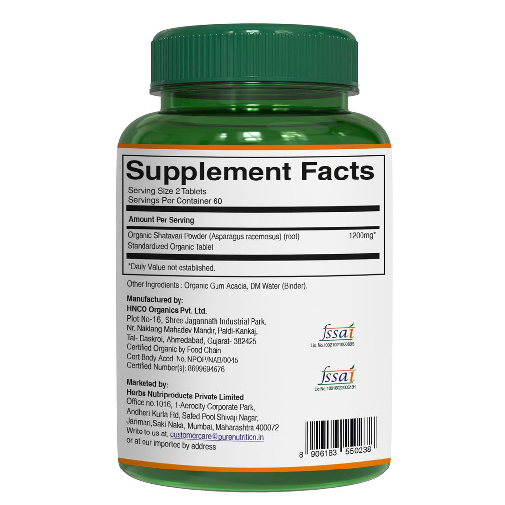 Shatavari tablets for digestive support