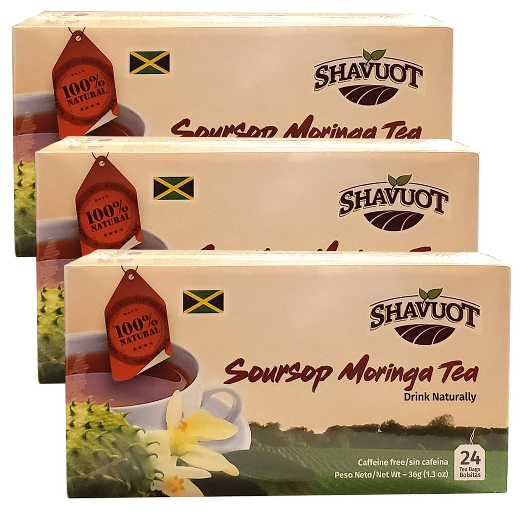 Shavuot soursop moringa herbal tea