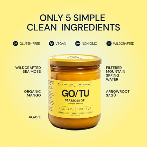 Shelf-stable sea moss gel
