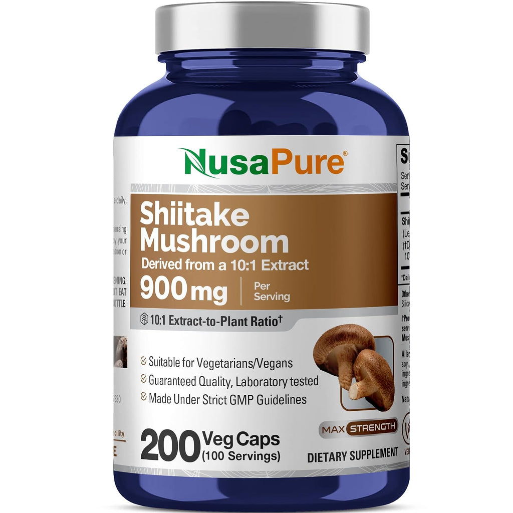 Shiitake mushroom capsules for immunity