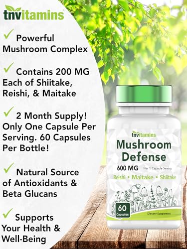 Shiitake mushroom extract capsules