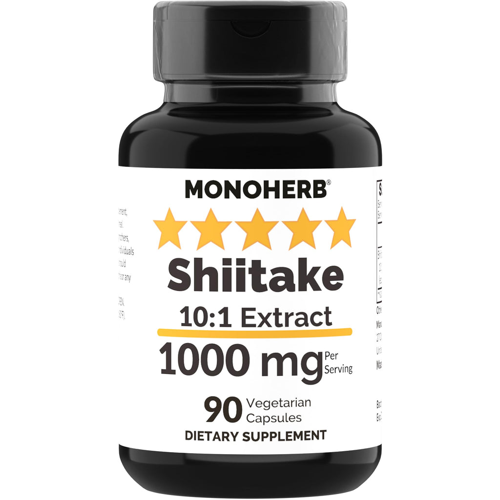 Shiitake mushroom extract for immunity