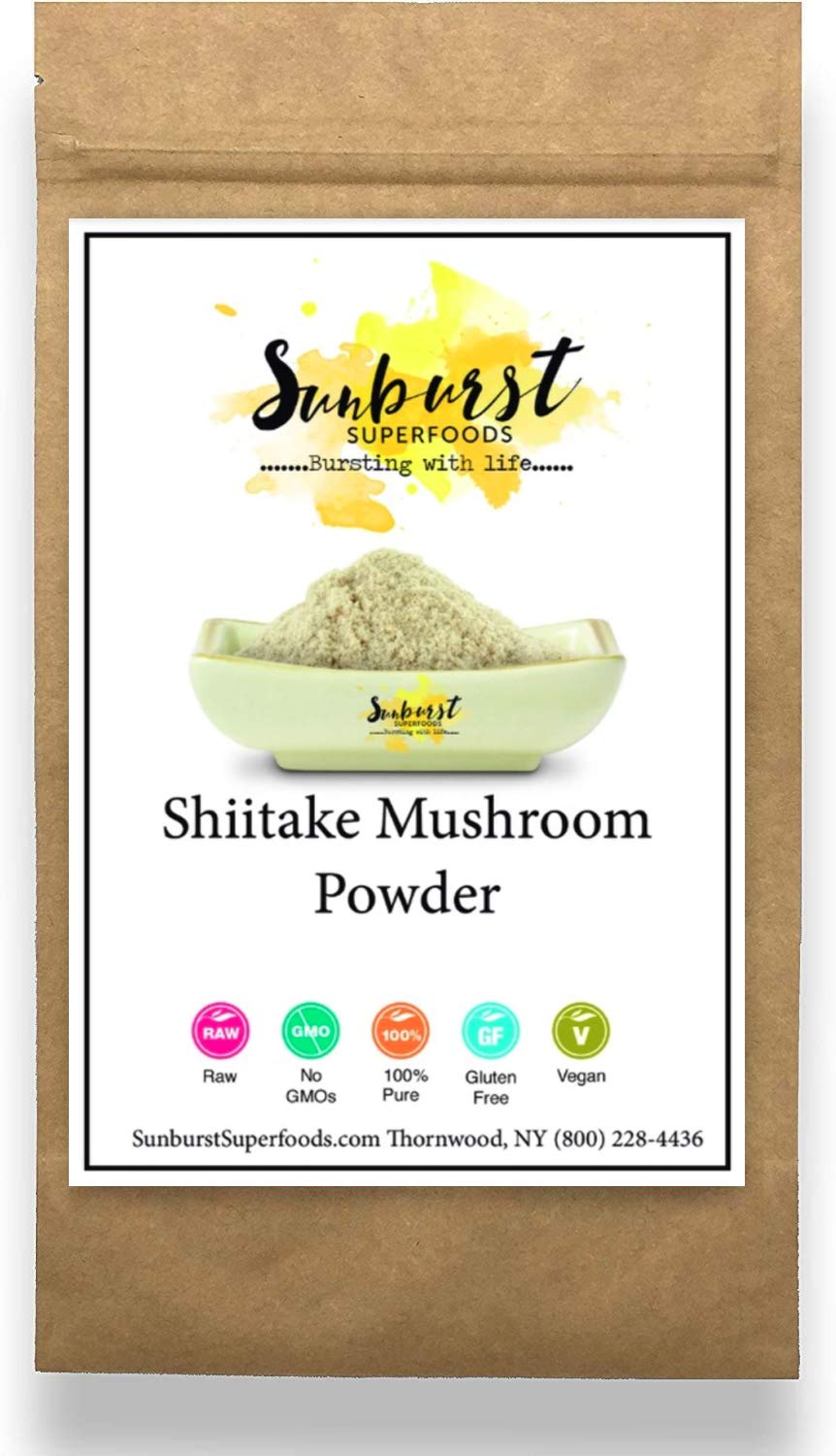 Shiitake mushroom powder for cooking